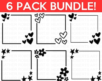 Frames Svg, Square Frames SVG, Fancy Borders SVG, Fancy Frame Svg ...