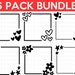 Frame Border SVG Bundle, Square Frames SVG, Fancy Borders SVG, Fancy ...