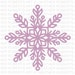 Snowflake SVG Cut File: Winter Christmas Holiday (digital Download) - Etsy