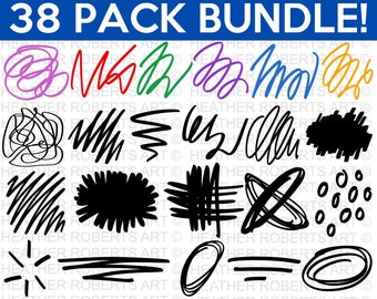 Scribble Svg - Etsy UK