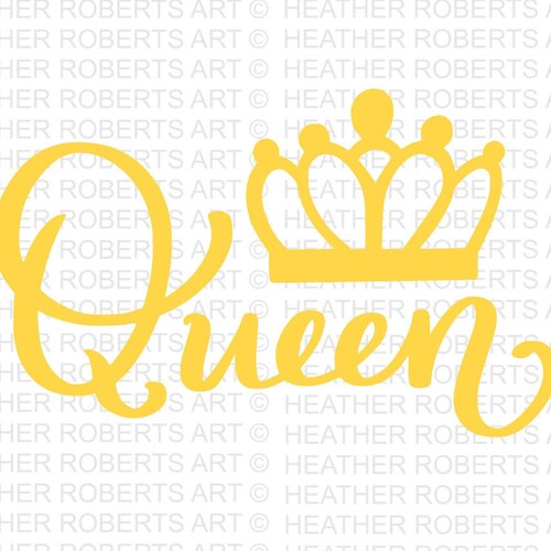 Queen SVG Vector Queen Design for Shirt Cricut Cut File - Etsy Canada