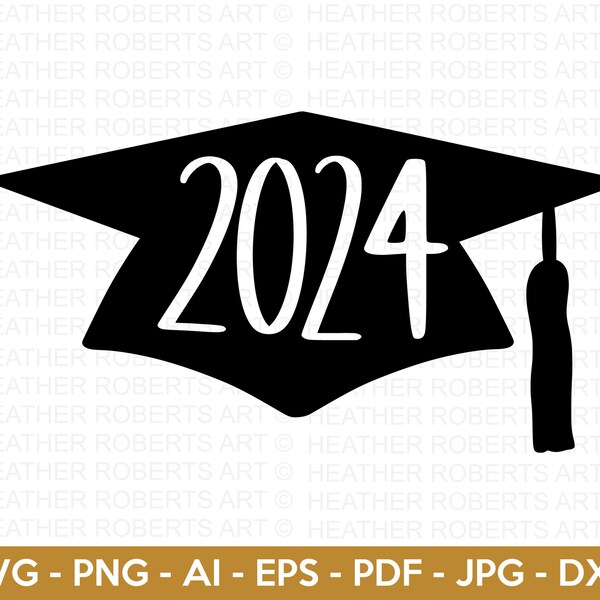 Graduation Cap Svg - Etsy