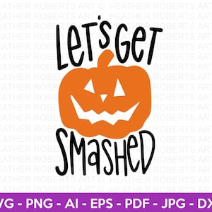 smashed pumpkin cartoon