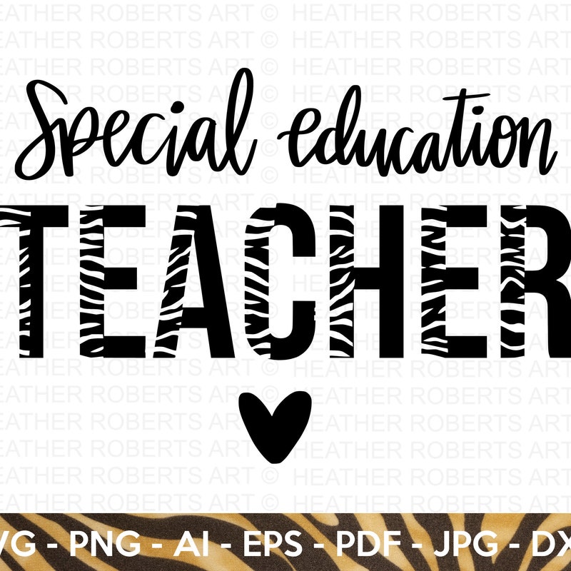 Special Education Teacher Svg - Etsy