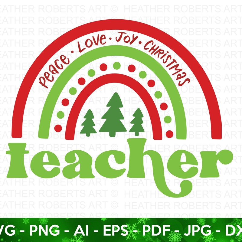 Christmas Teacher Shirt - Etsy