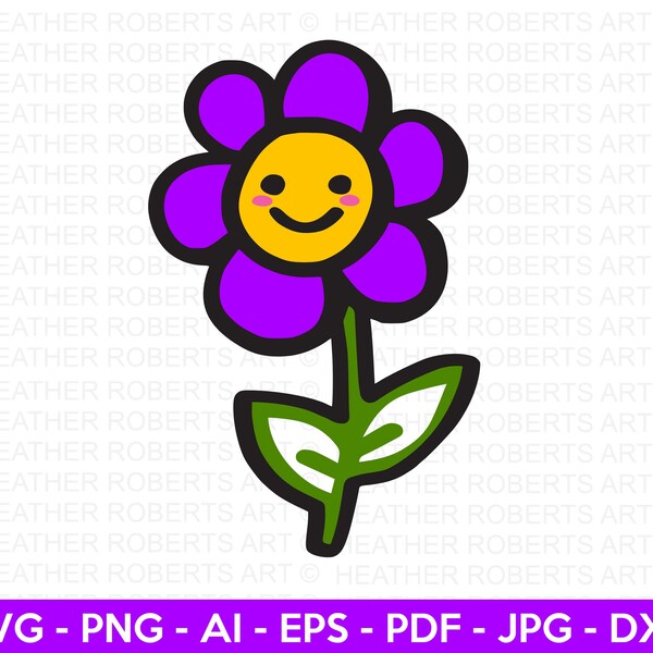 Smiling Flowers - Etsy