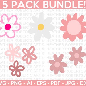 Flowers SVG Bundle, Flowers Svg, Spring Svg, Floral SVG, Flowers ...