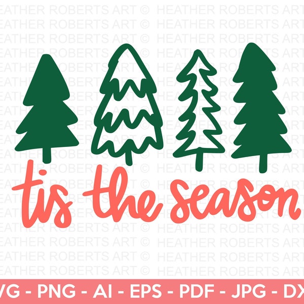 Tis the Season Sign Svg - Etsy Canada