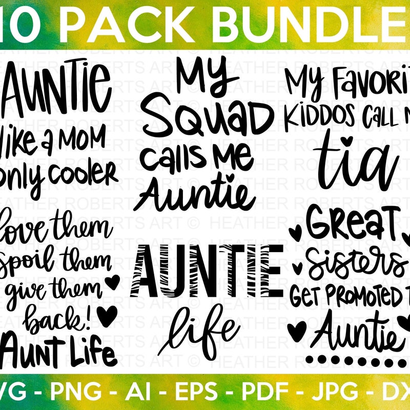 Aunt Svg - Etsy