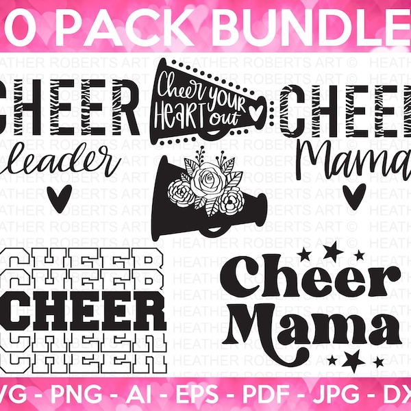 Cheerleading Svg - Etsy