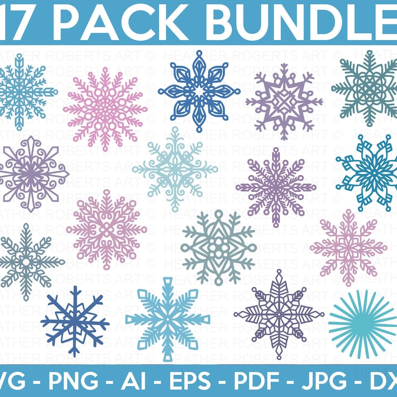 Snowflake Svg - Etsy