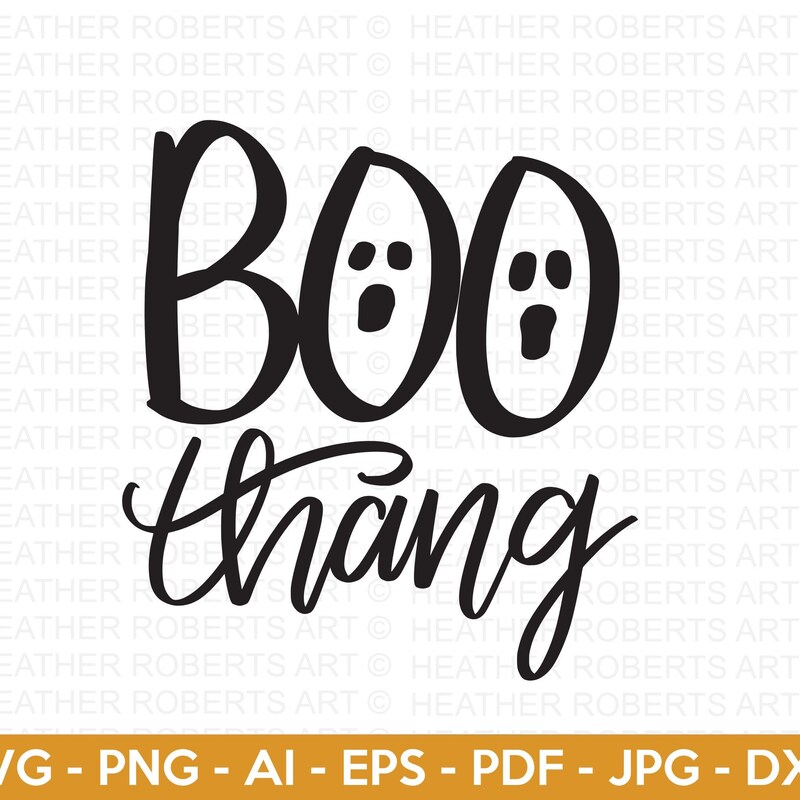 Boo Thang Svg - Etsy