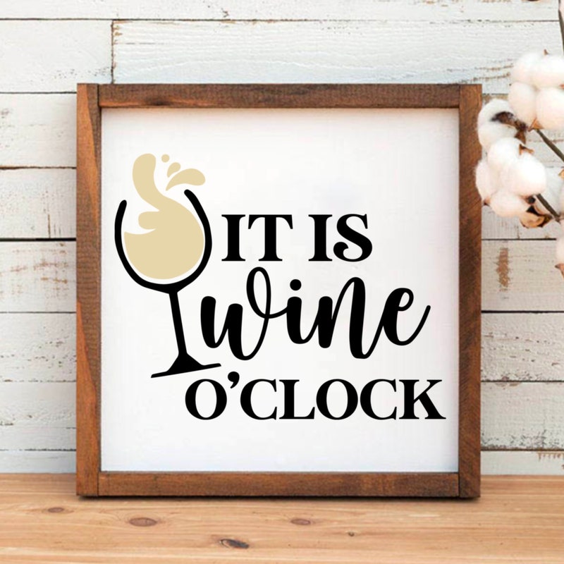 Wine Oclock - Etsy