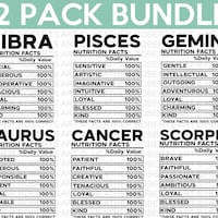 Zodiac Cards SVG, Zodiac Cards Bundle, Tarot Cards Svg, Zodiac Svg ...