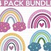 Rainbow SVG Bundle, Baby Rainbow SVG Bundle, Nursery Rainbow ...