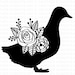 Floral Duck SVG, Floral Farm Animals SVG, Duck Svg, Farmhouse SVG ...
