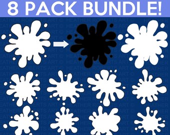 Paint Splatter Outline - Etsy