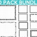 Frame Border SVG Bundle, Square Frames SVG, Fancy Borders SVG, Fancy ...