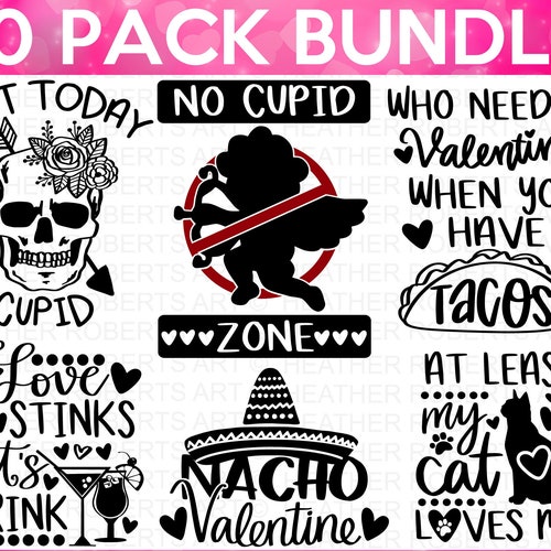 25 Anti Valentine's Day SVG Bundle Anti Valentines SVG - Etsy