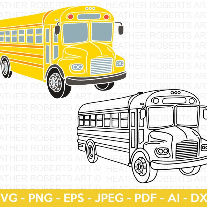 School Bus Svg - Etsy