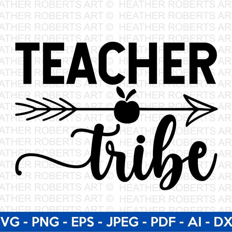 Teacher Tribe Svg - Etsy