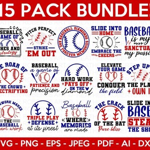 Baseball SVG Bundle, Baseball SVG, Baseball Shirt SVG, Baseball Sports ...
