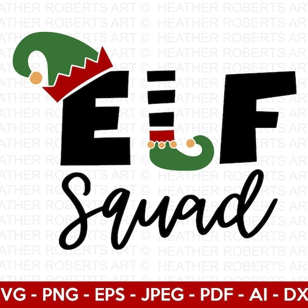 Elf Squad Svg - Etsy