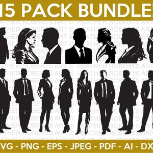 Business People SVG Bundle, Businessman Svg, Businesswoman Svg ...