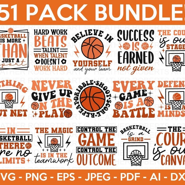 Basketball Svg - Etsy