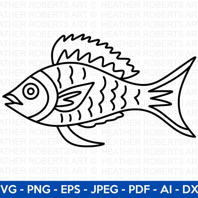 Catching Fish Svg - Etsy
