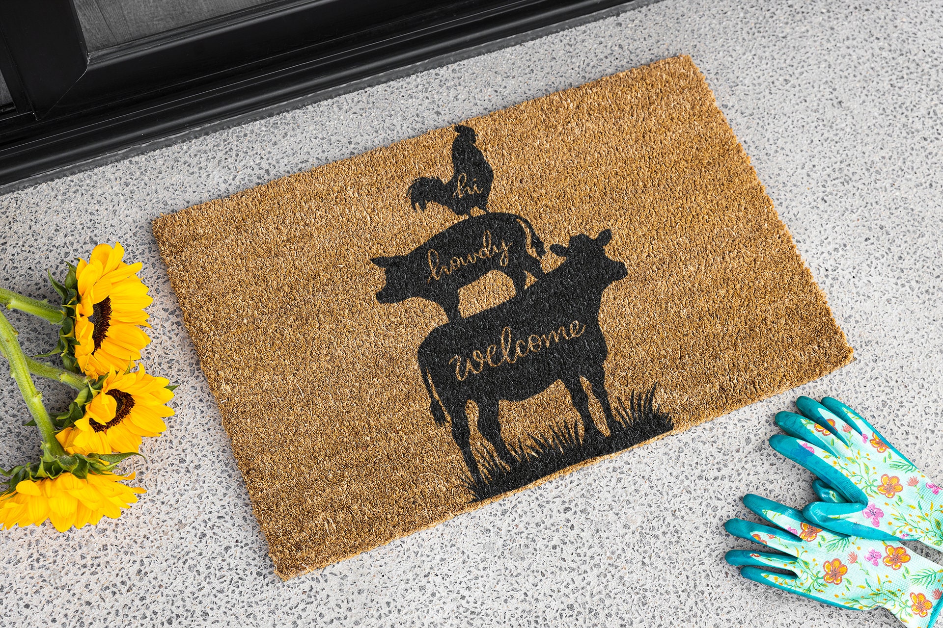 Farmhouse Welcome Sign SVG Farmhouse SVG Cow SVG Pig Svg - Etsy