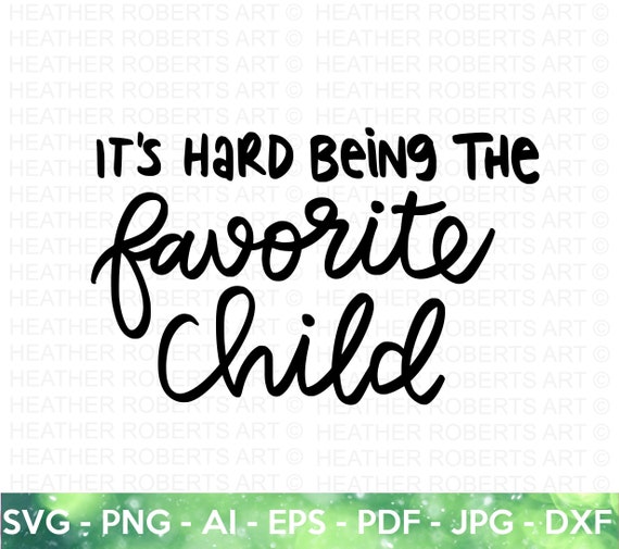 Favorite Child SVG Funny Kids SVG Cool Kids Svg Onesies | Etsy