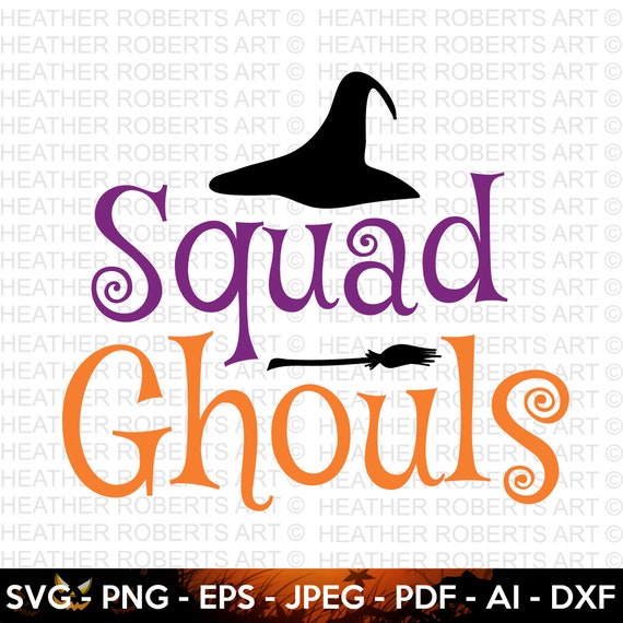 Squad Ghouls SVG Halloween SVG Halloween Shirt Svg - Etsy