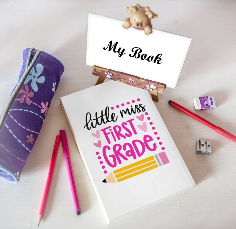Little Miss First Grade SVG Back to School SVG Grade Level - Etsy
