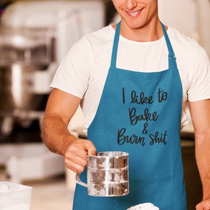 Bake and Burn SVG, Funny Kitchen SVG, Funny Kitchen Quote, Apron Svg ...