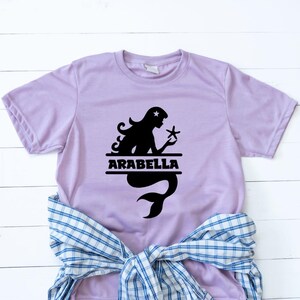 Mermaid Split Monogram Svg, Mermaid SVG, Mermaid Clipart SVG, Cute ...