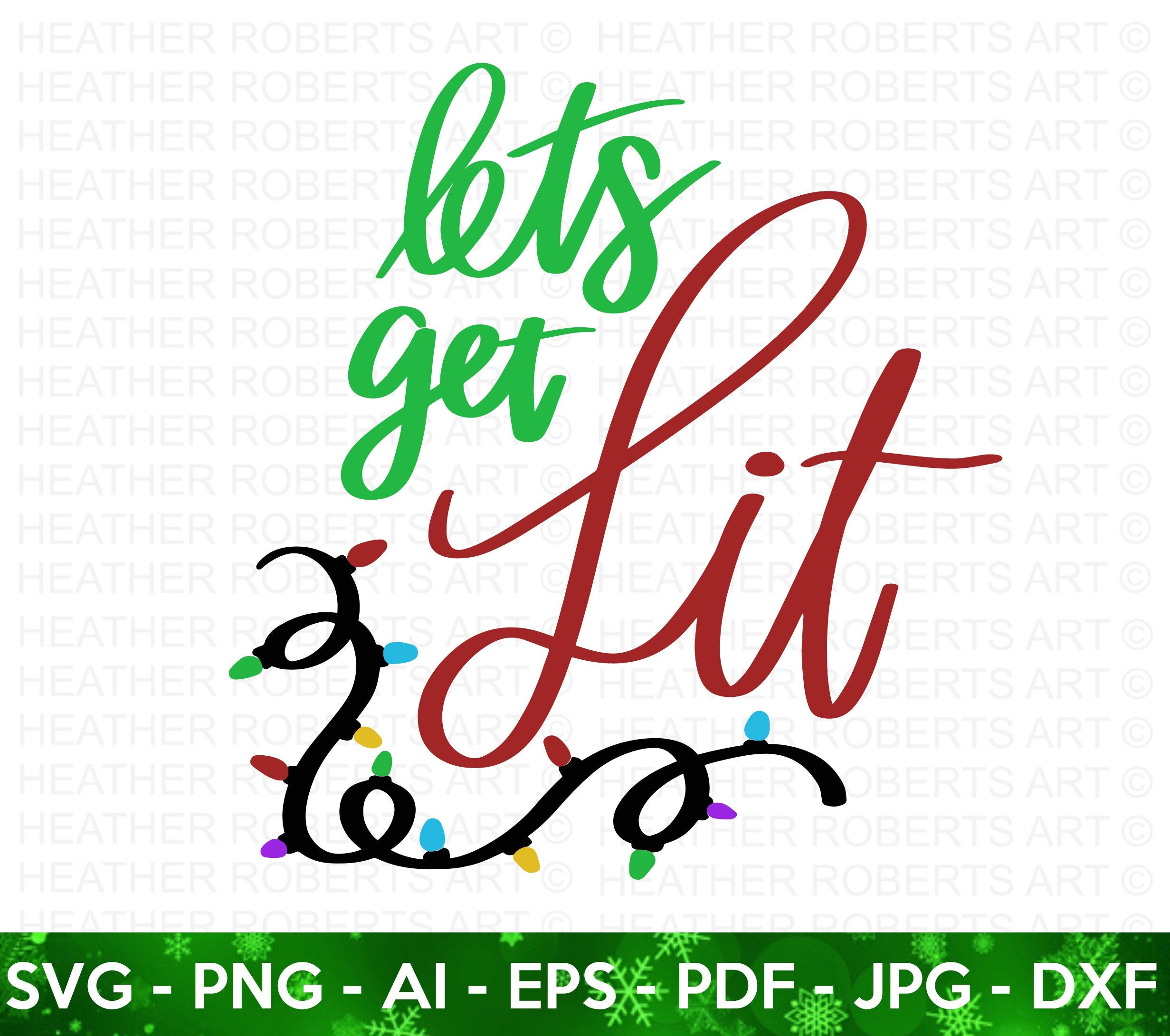 Christmas Lit SVG Merry Christmas SVG Christmas Lights SVG | Etsy