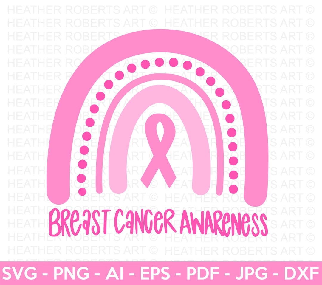 Breast Cancer Awareness SVG, Cancer Awareness SVG, Cancer SVG, Breast ...