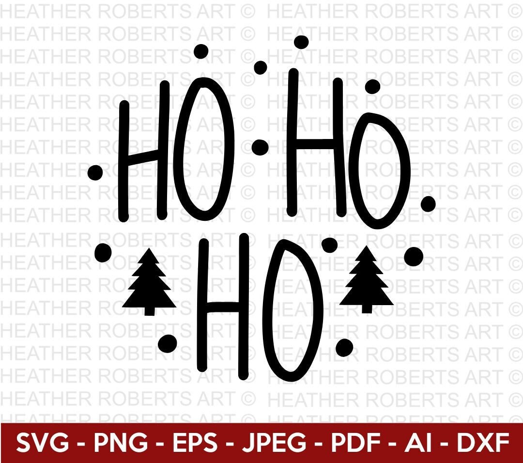 Ho Ho Ho Svg, Christmas Ornament Svg, Christmas SVG, Christmas Shirts ...