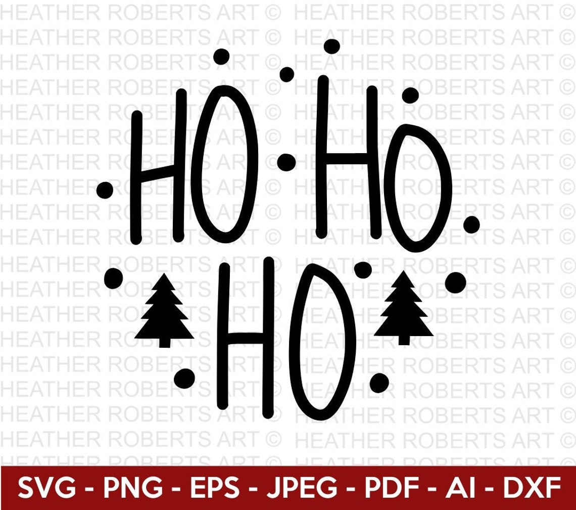 Ho Ho Ho Svg, Christmas Ornament Svg, Christmas SVG, Christmas Shirts ...