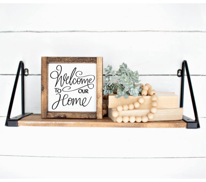Welcome to Our Home House Sign Svg Welcome Signs SVG - Etsy