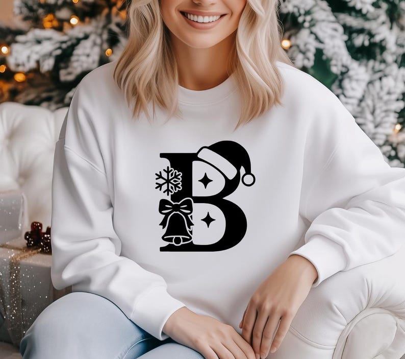 Christmas Alphabet SVG Bundle: Christmas Monogram (26 Cut Files) - Etsy