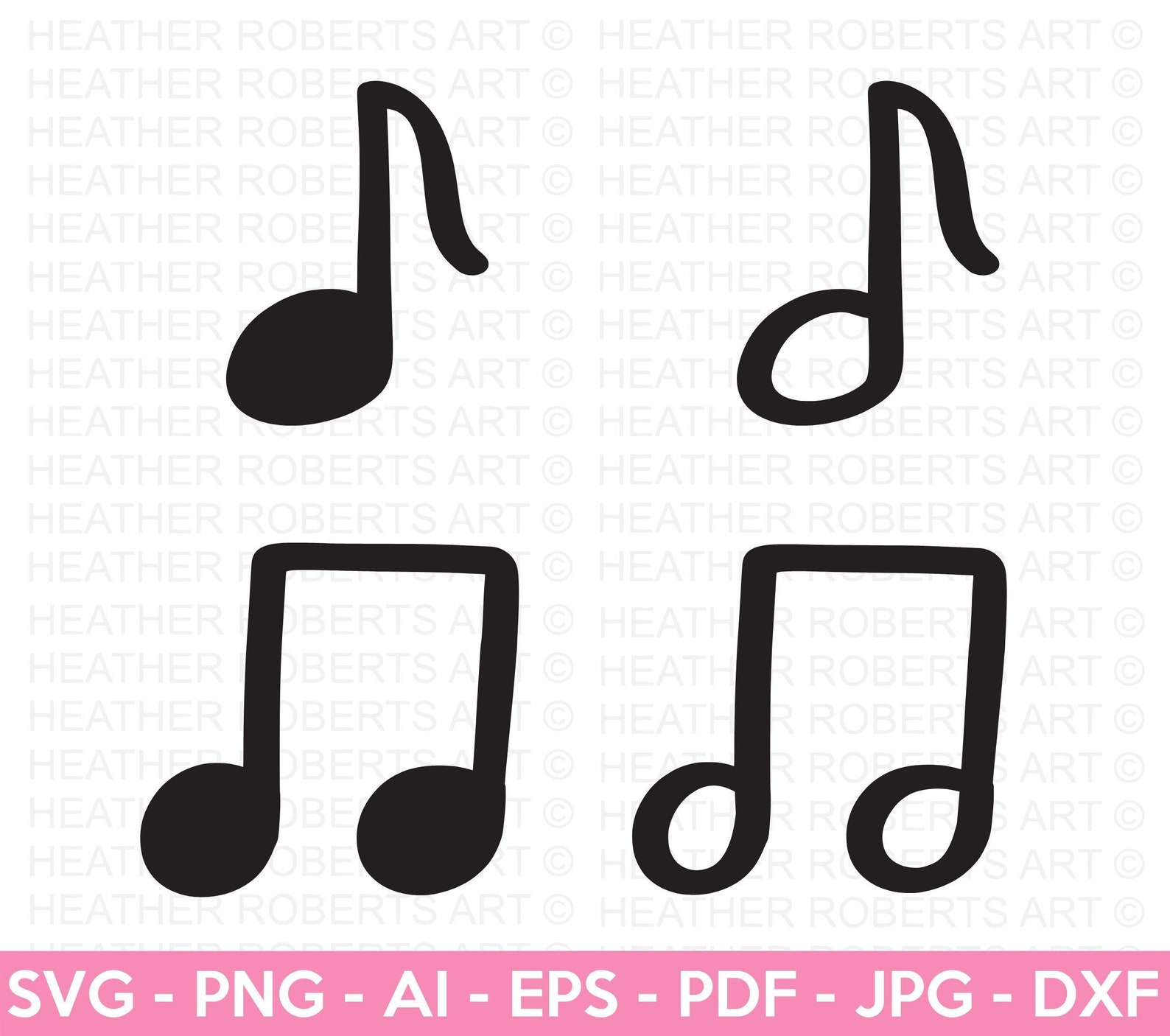 Musical Notes SVG Bundle Music Notes SVG Music Icons Svg - Etsy