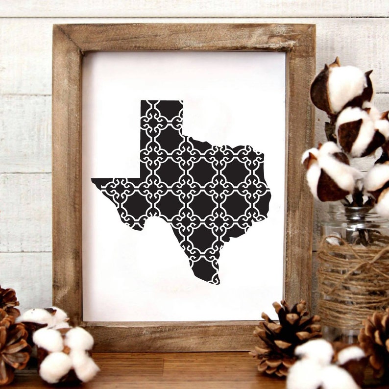 Texas Pattern Design SVG Texas Svg Texas Clipart Texas - Etsy