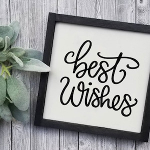 Best Wishes Svg, Best Wishes Sign, Wedding, Wedding Quotes, Wedding ...