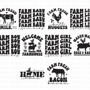 Farmhouse Quotes SVG Bundle. Farmhouse Quotes SVG, Farm Quotes Svg ...