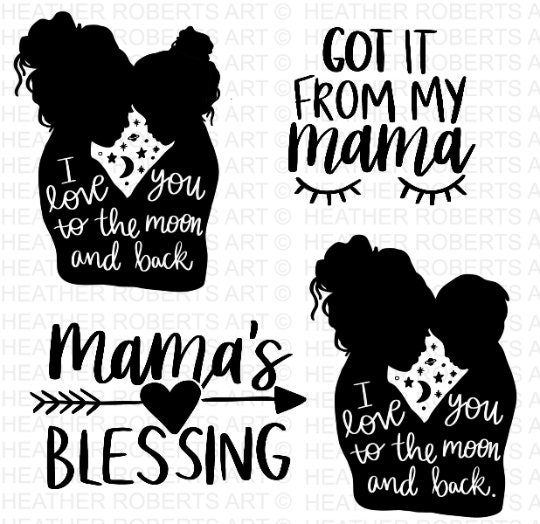 Mama SVG Bundle Mommy and Me Svg Mini Me Mom Life Girl Mom - Etsy