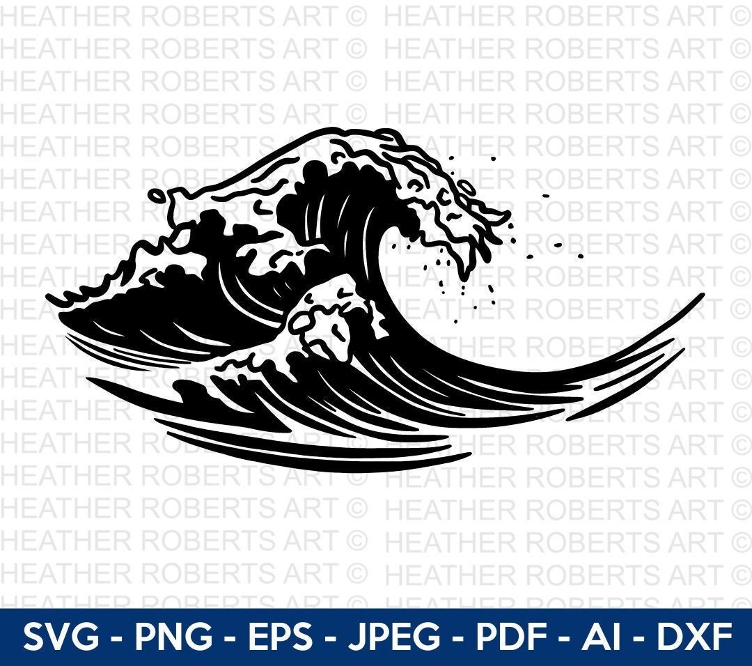 Ocean Waves SVG, Ocean SVG, Waves Svg, Sea Svg, Water Svg, Aquatic, Sea ...