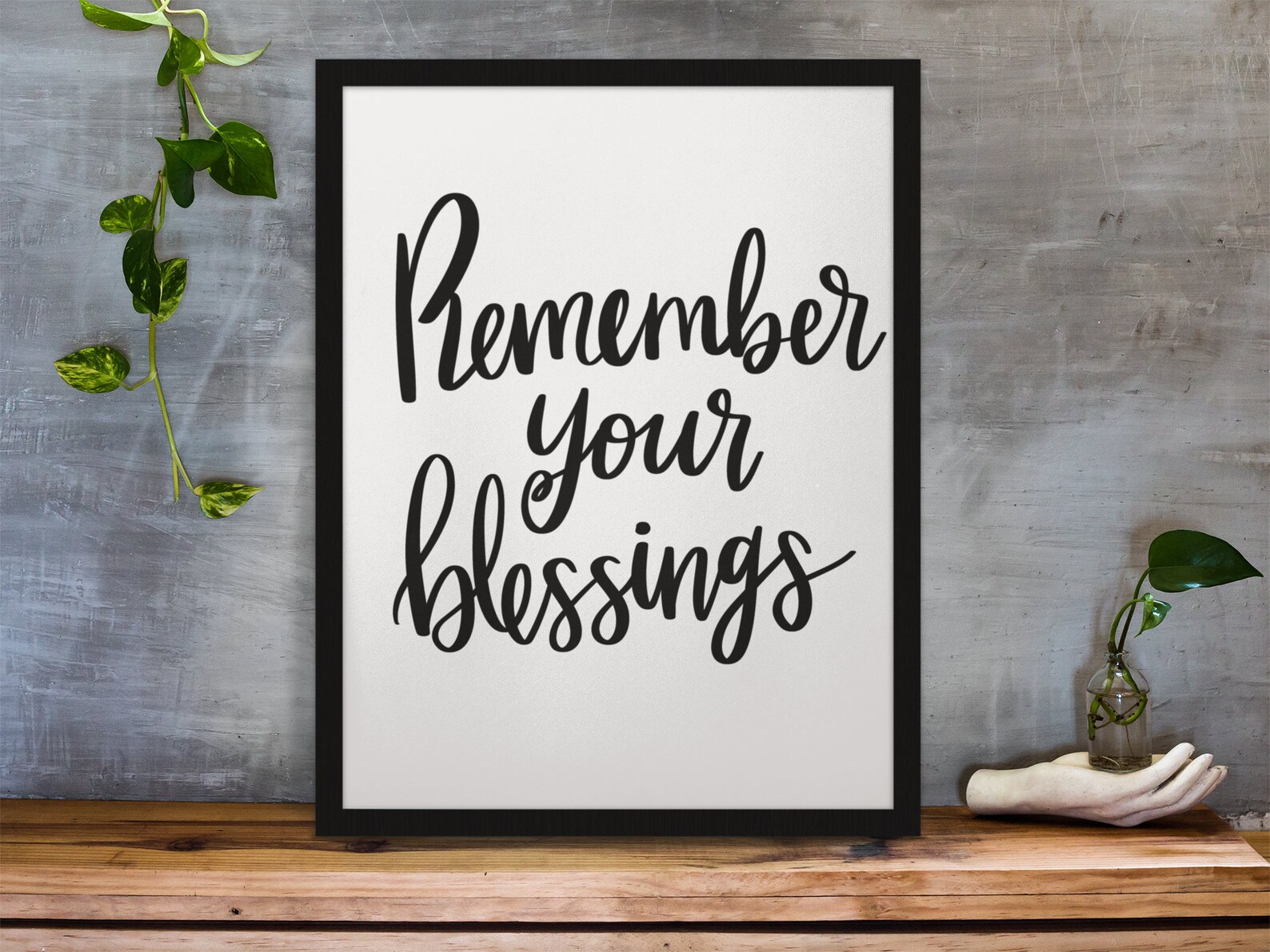 Remember Your Blessings SVG Positive Quotes SVG - Etsy