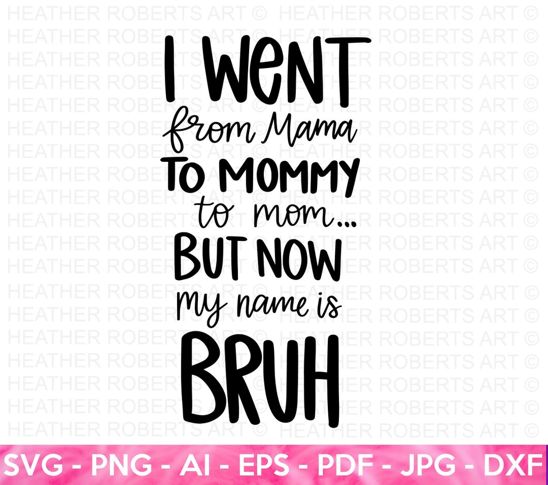 Mama Mommy Mom Bruh Svg Blessed Mom Svg Mom Shirt Svg Mom Life Svg